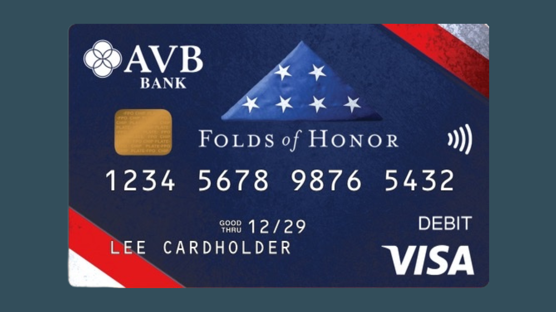 Folds of Honor Debit Card | AVB Bank